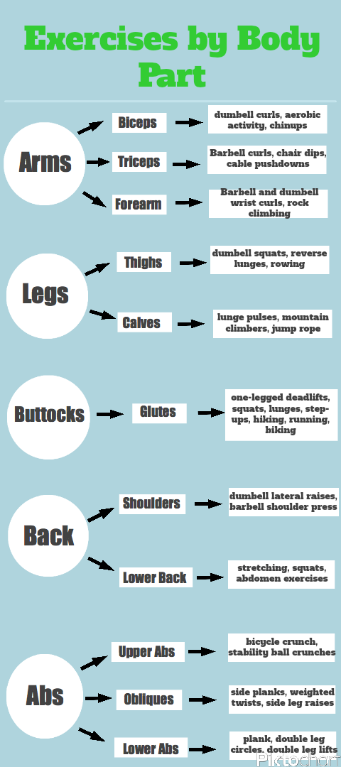 Exercises for Each Body Part